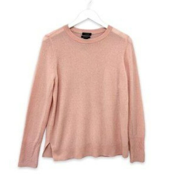 Halogen | Sweaters | Halogen Light Pink 0 Cashmere Supersoft Split Hem ...